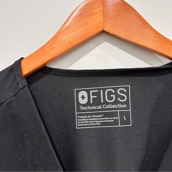 Figs | Tops | Figs Technical Collection Scrub Top Black | Poshmark